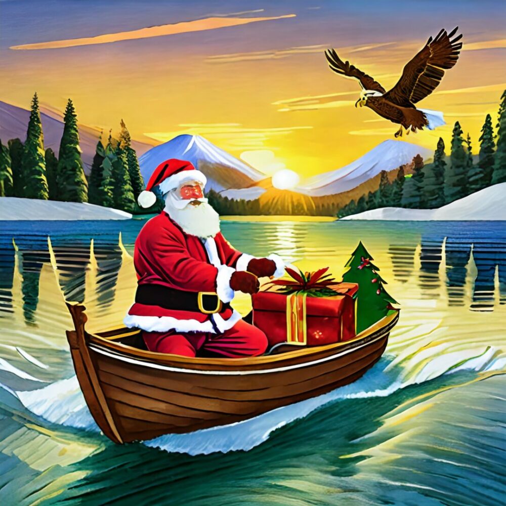 Christmas and New Year's Magic: A Festive Retreat by Shasta Lake